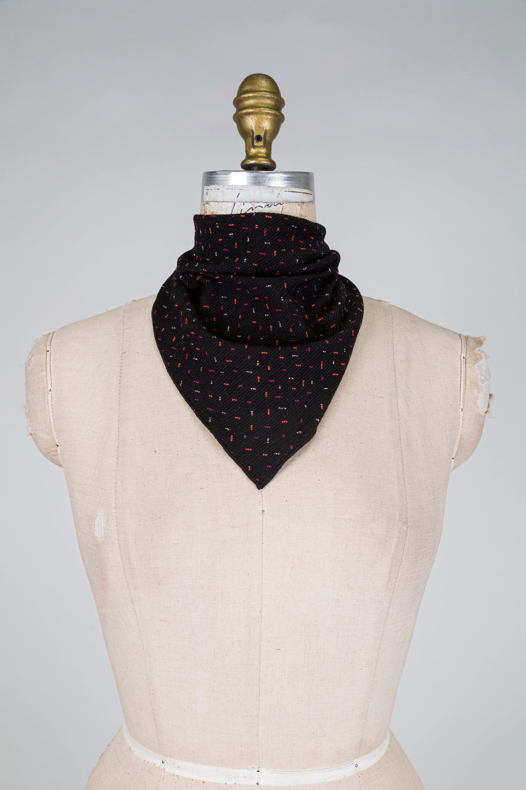 Reversible DANDY scarf in black and bright pink (one size) – VERYSMART