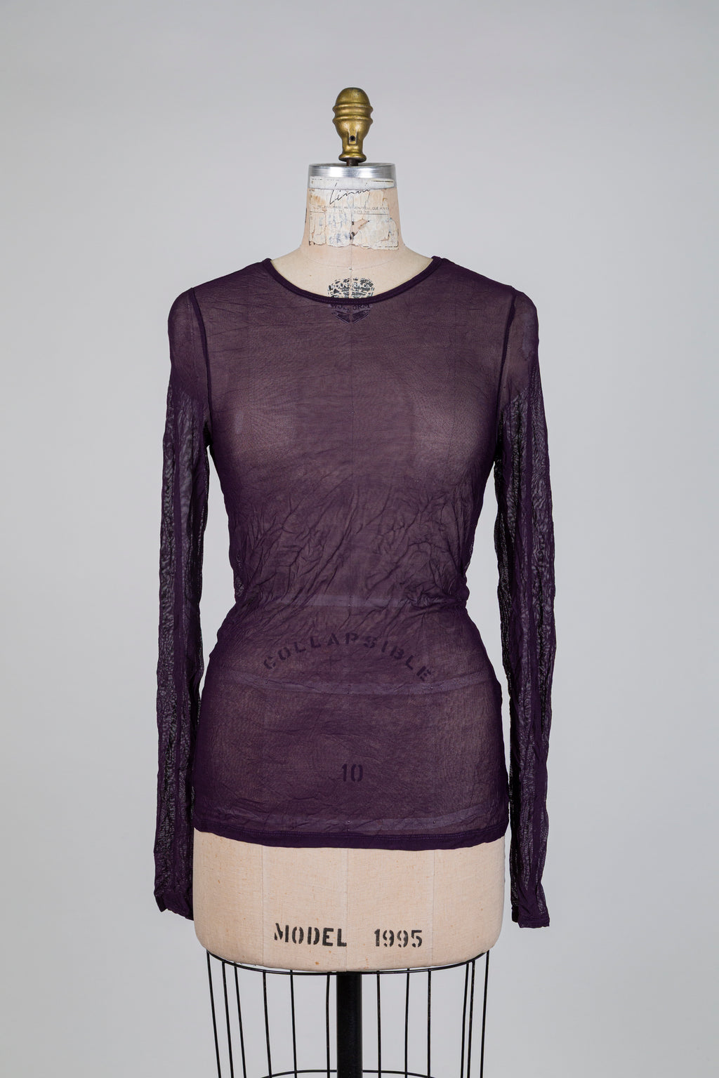 Sheer, wild blackberry sweater (S) – VERYSMART